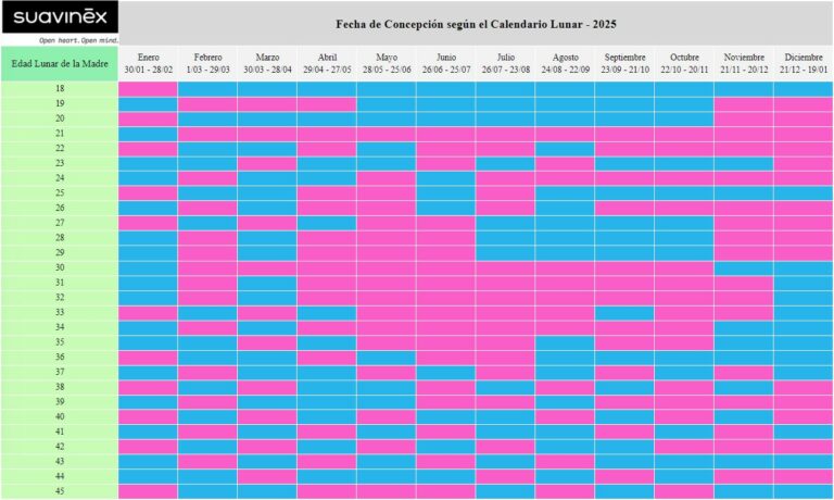 Calendario chino del embarazo 2025: qué es y cómo funciona